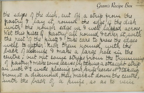 Rabbit Pie | Gram's Recipe Box