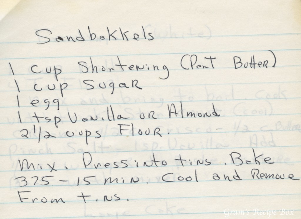 Sandbakkels | Gram's Recipe Box