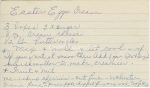 Easter Eggs Cream | Gram's Recipe Box